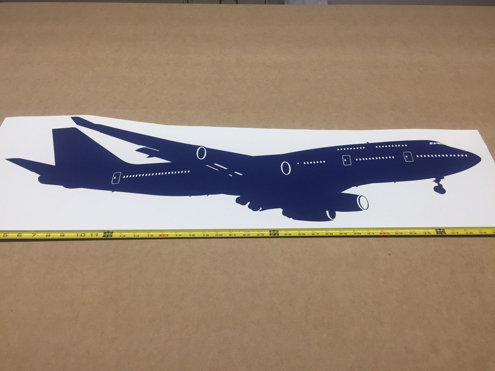 Boeing 747 Airplane Decal Boeing 747 Vinyl Sticker Airplane - Etsy