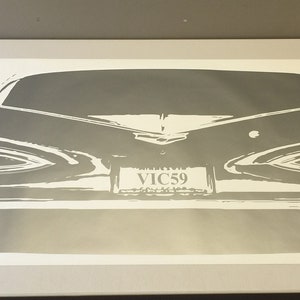 Large Hot Rod Decal Hot Rod Vinyl Sticker 1959 Impala Decal | Etsy