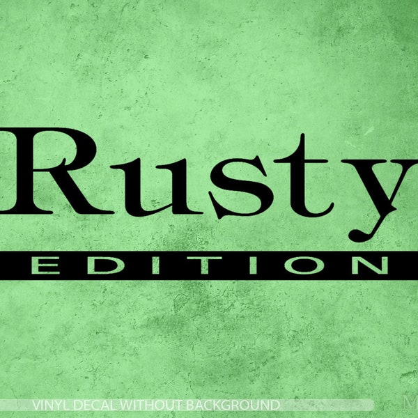 Rusty - Etsy
