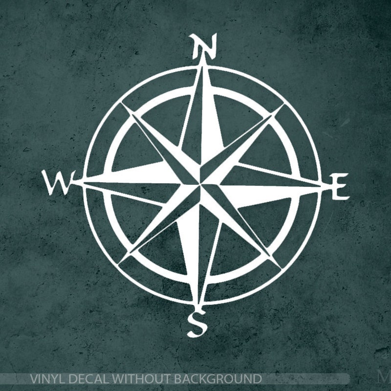 Compass Decal - Etsy