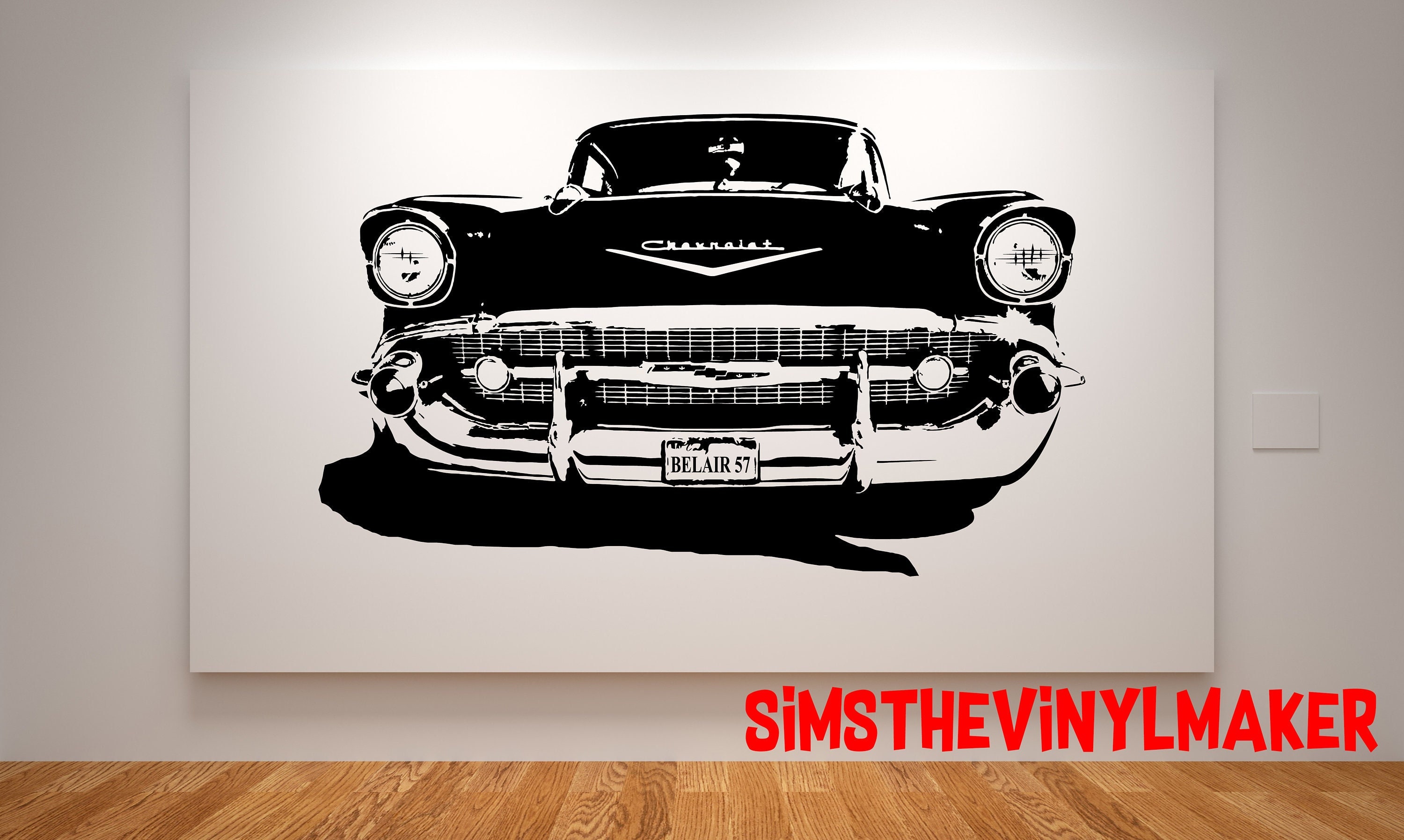 Large Hot Rod Decal Hot Rod Vinyl Sticker 1957 Bel Air - Etsy Canada