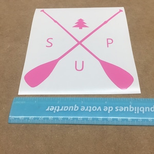 Paddle Board Decal | Cross Paddles Decal | Paddle Board Sticker | Sup ...