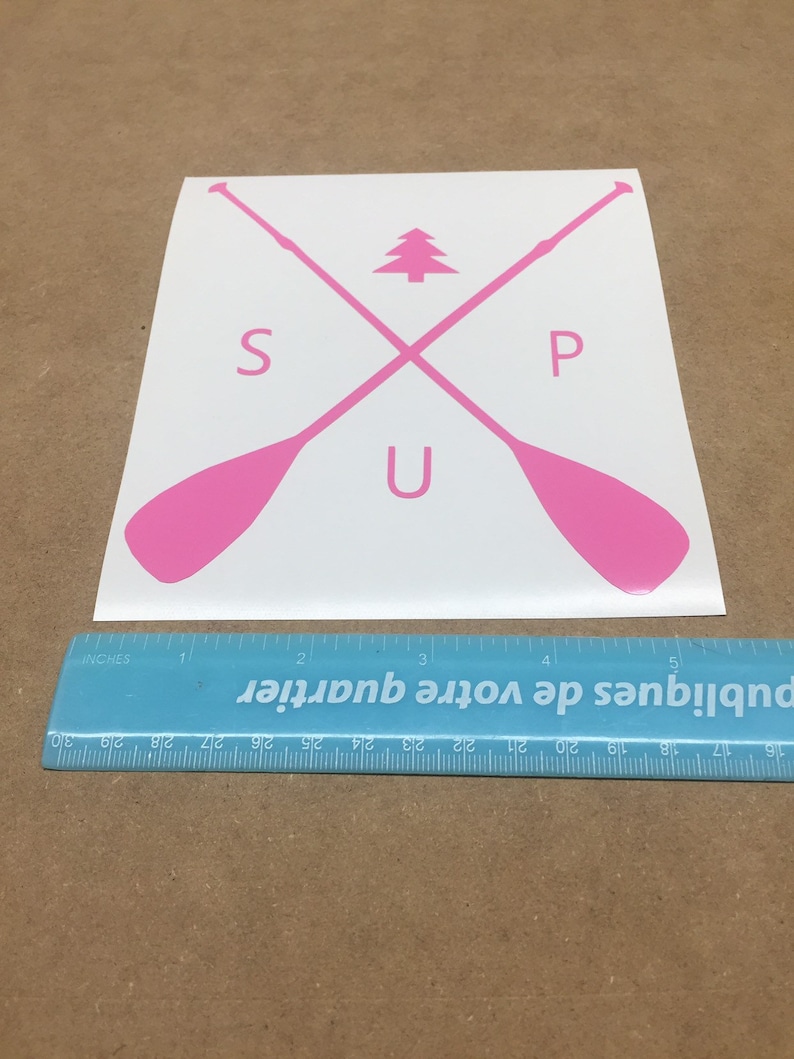 Paddle Board Decal Cross Paddles Decal Paddle Board | Etsy