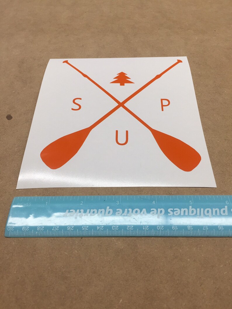 Paddle Board Decal Cross Paddles Decal Paddle Board - Etsy