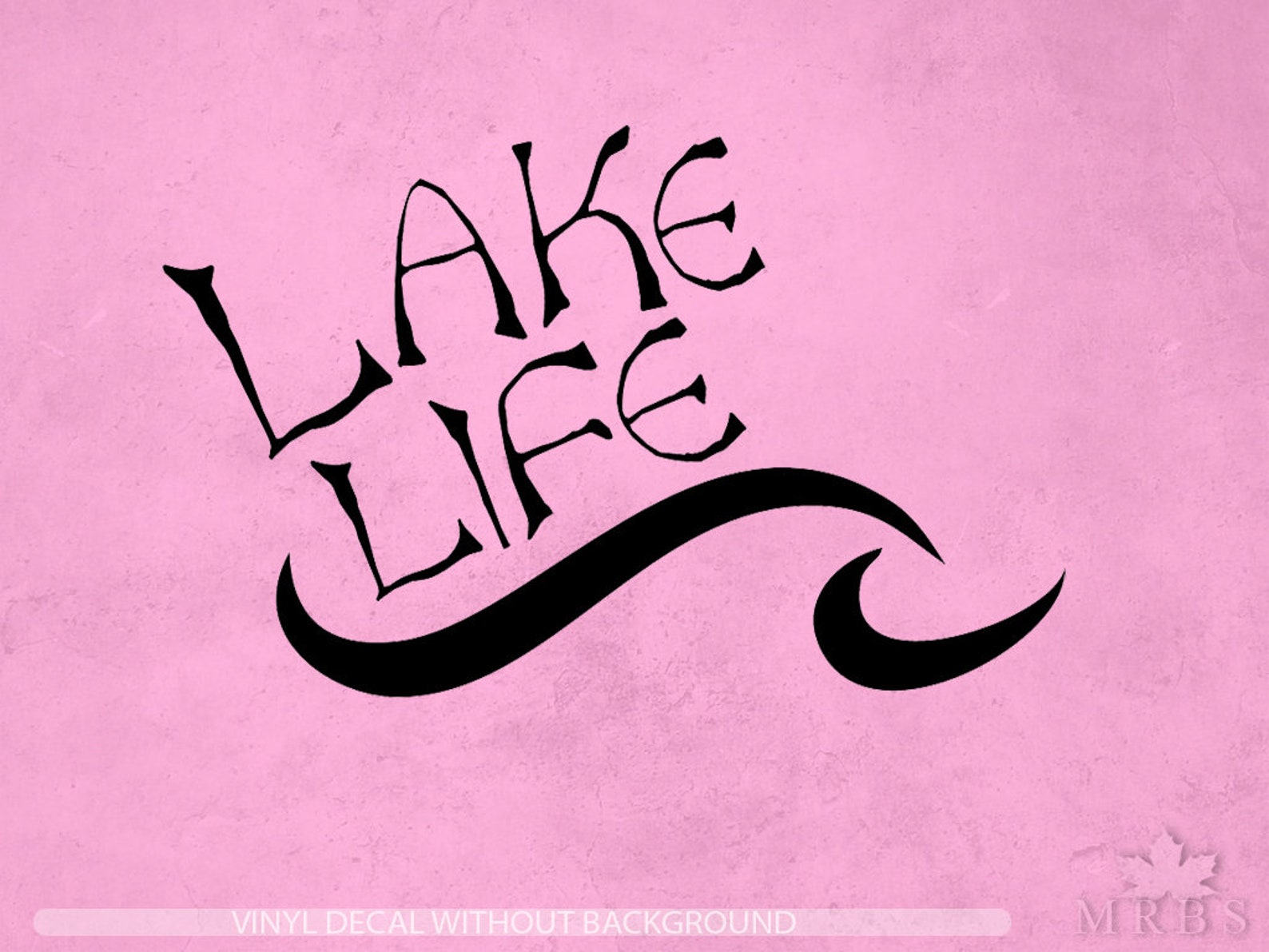 Lake Life Decal, Camping Decal, Kayak Sticker, Wave Decal | Nature ...