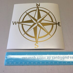 Compass Decal, Hiking Decal, Adventure Decal, Nature Decal, Nautical ...