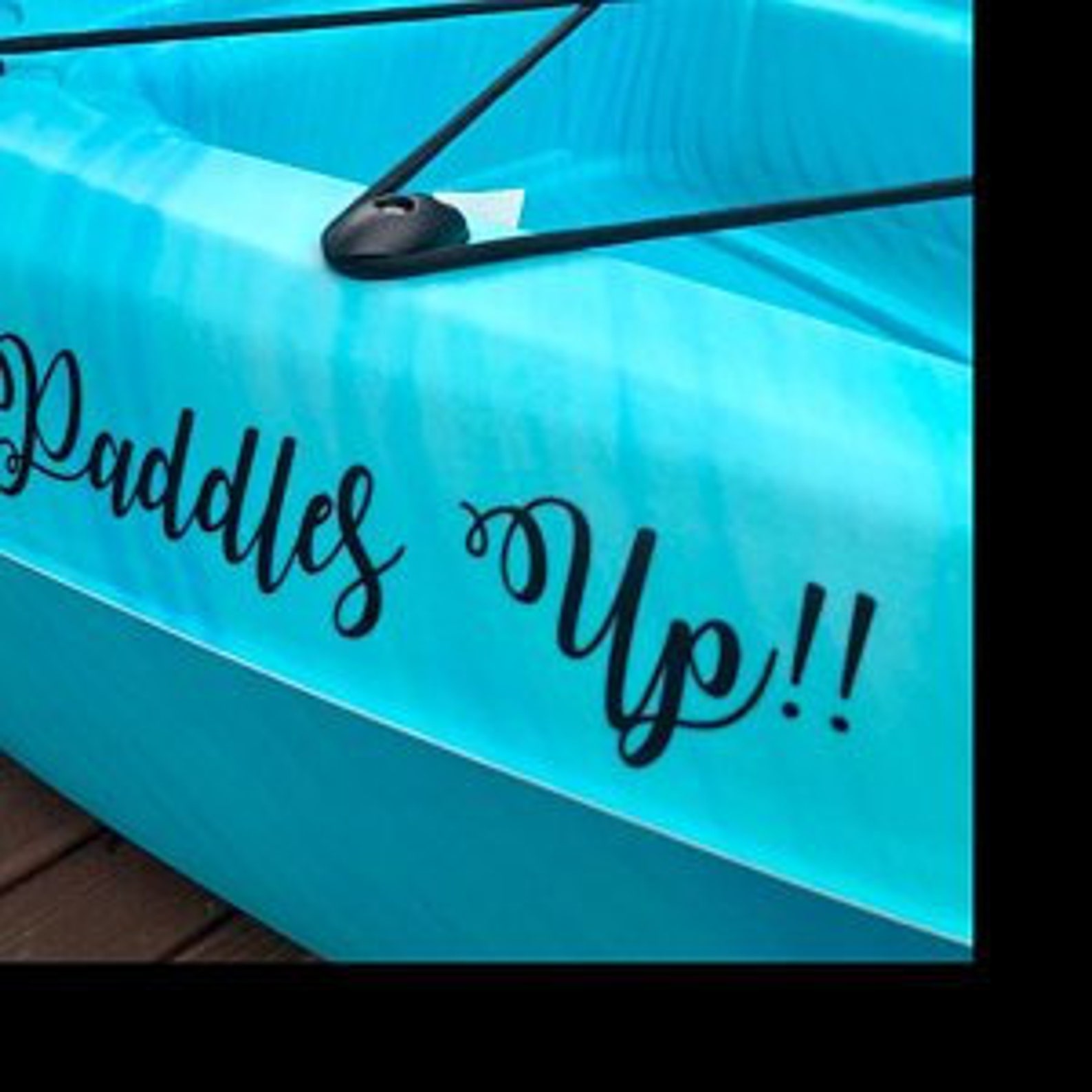 Paddle Board Decal Paddles up Decal Paddle Board Sticker - Etsy