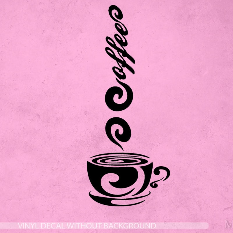 Coffee Cup Decal - Etsy
