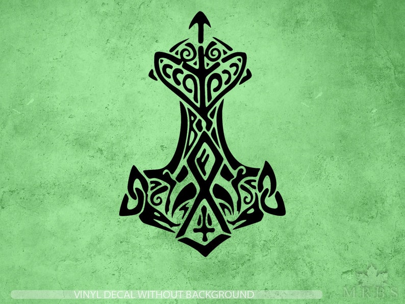 Thor Decal Car Window Sticker Thor Hammer Decal Super Hero - Etsy