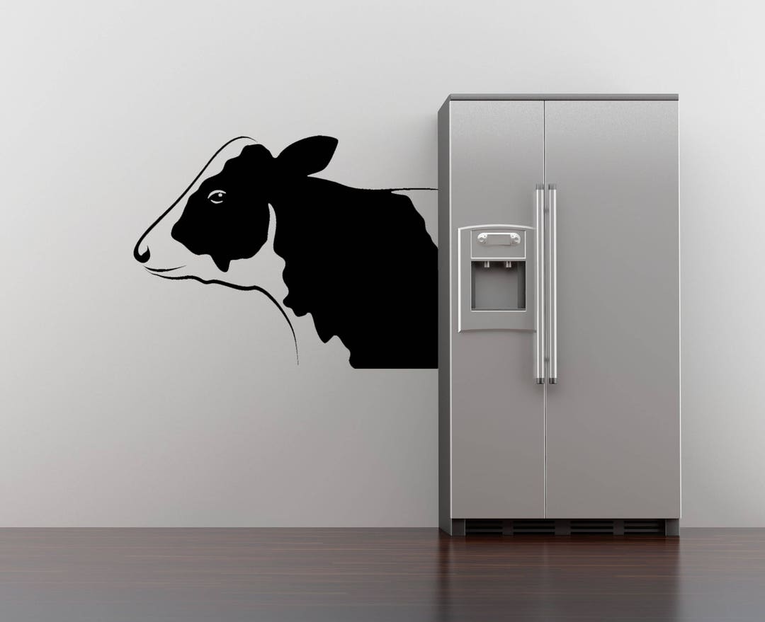 Cow Decal, Cow Vinyl Sticker, Cow Head Decal, Agriculture Decal, Cow ...