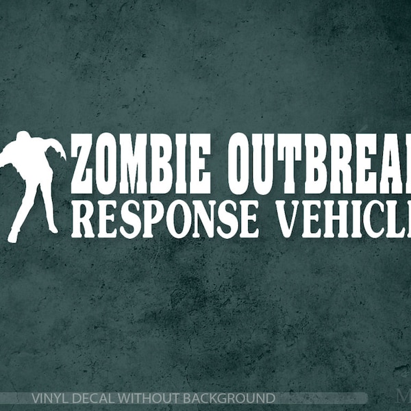 Zombie Car Decal - Etsy