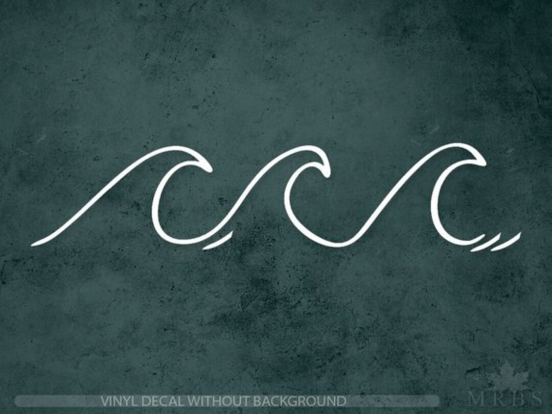 Ocean Wave Decal | Beach Decal | Hawaiian Decal | Beach Decor | Relax ...