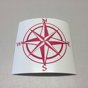 Compass Decal, Hiking Decal, Adventure Decal, Nature Decal, Nautical ...