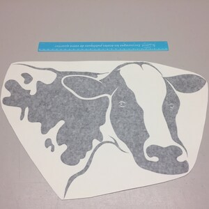 Cow Decal, Cow Vinyl Sticker, Cow Head Decal, Agriculture Decal, Cow ...