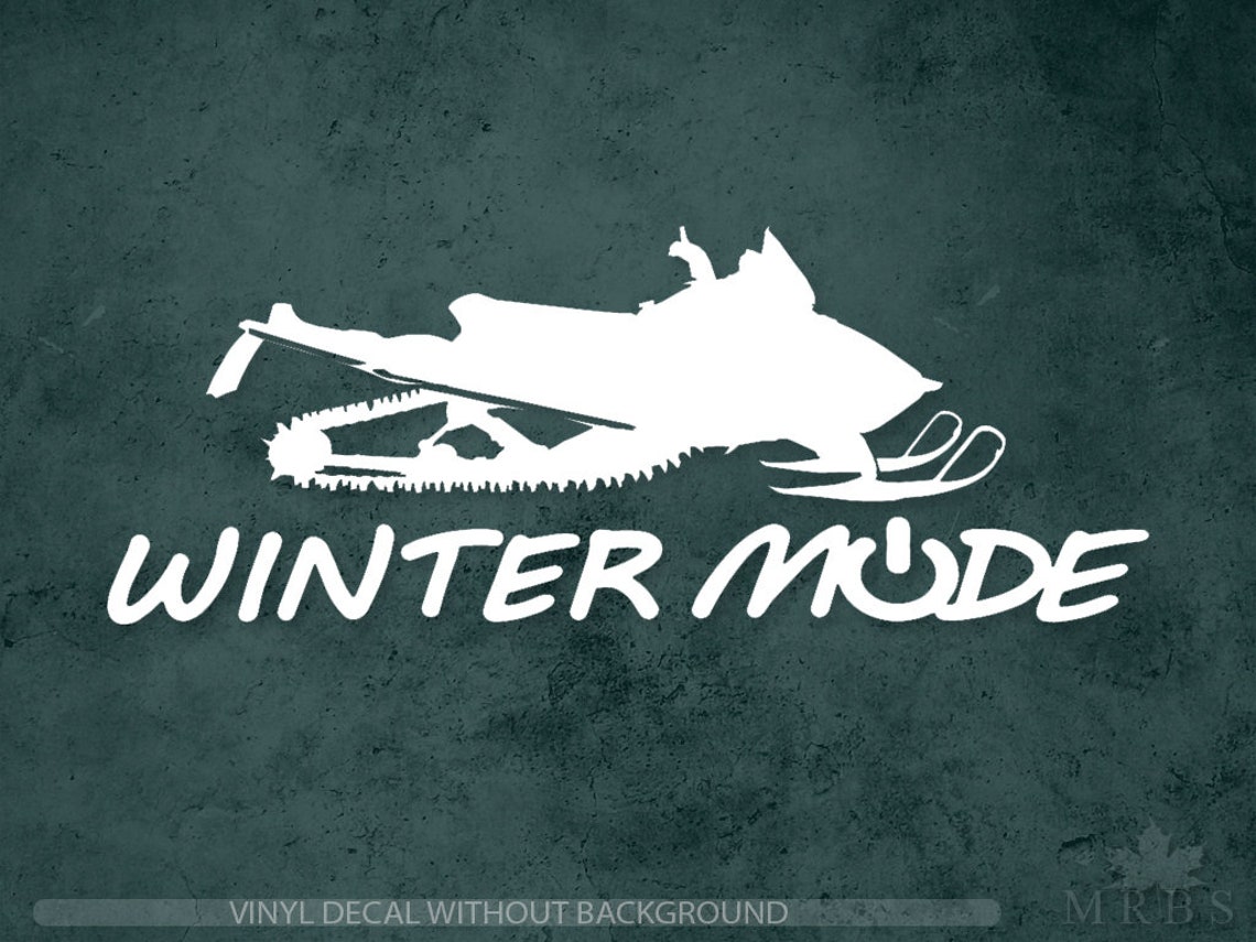 Snowmobile Vinyl Decal, Trailer, Car, Laptop - Etsy