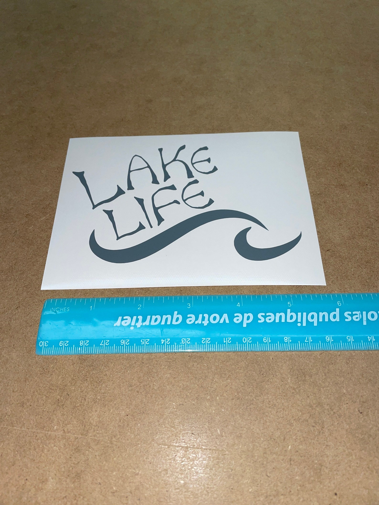 Lake Life Decal, Camping Decal, Kayak Sticker, Wave Decal | Nature ...