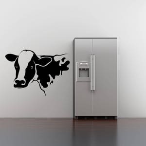 Cow Decal, Cow Vinyl Sticker, Cow Head Decal, Agriculture Decal, Cow ...