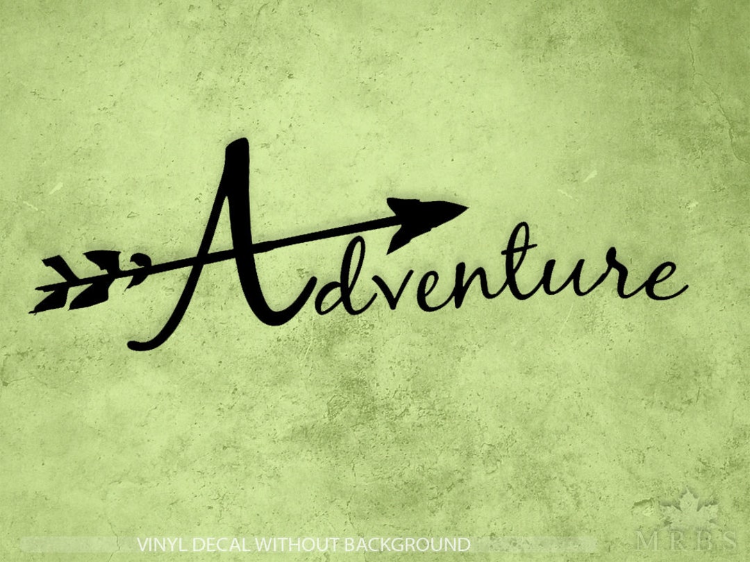 Adventure Decal, Hiking Decal, Arrow Decal, Nature Decal, Kayak Decal ...
