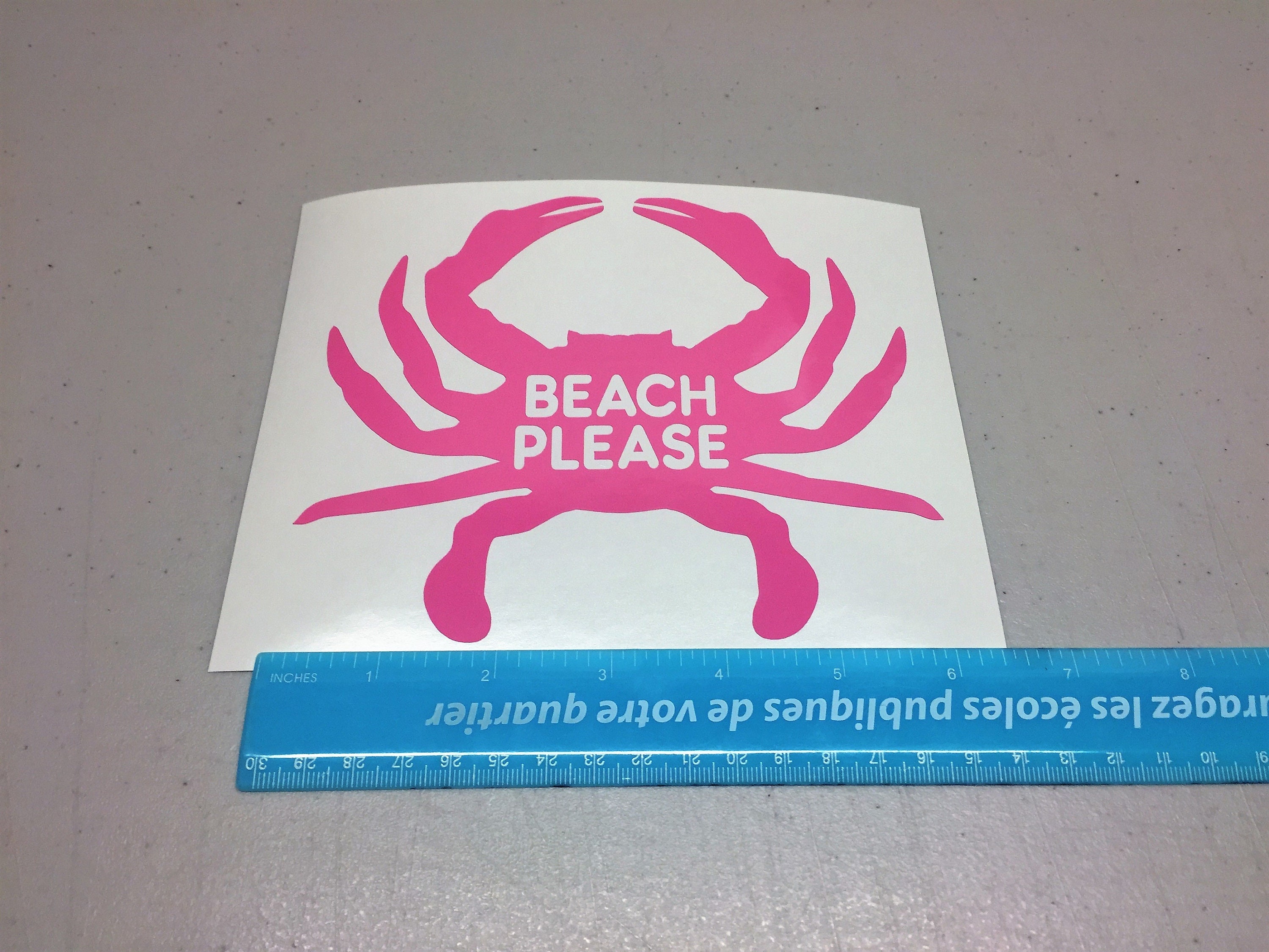 Beach Please Decal Beach Decal Hawaiian Decal Beach - Etsy
