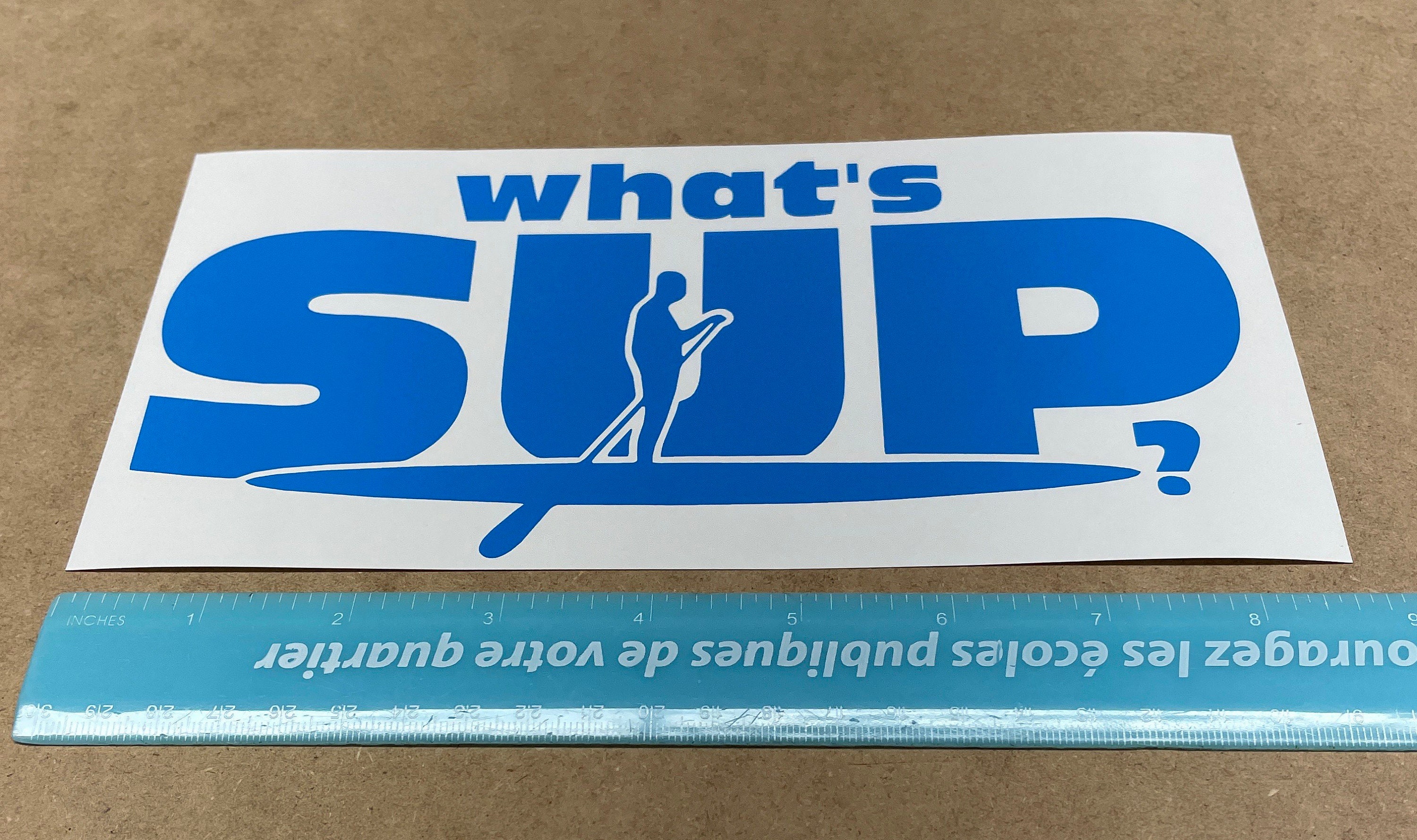 Paddle Board Decal What's Sup Decal Paddle Board - Etsy