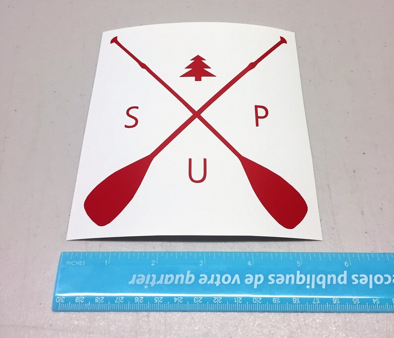 Paddle Board Decal Cross Paddles Decal Paddle Board - Etsy