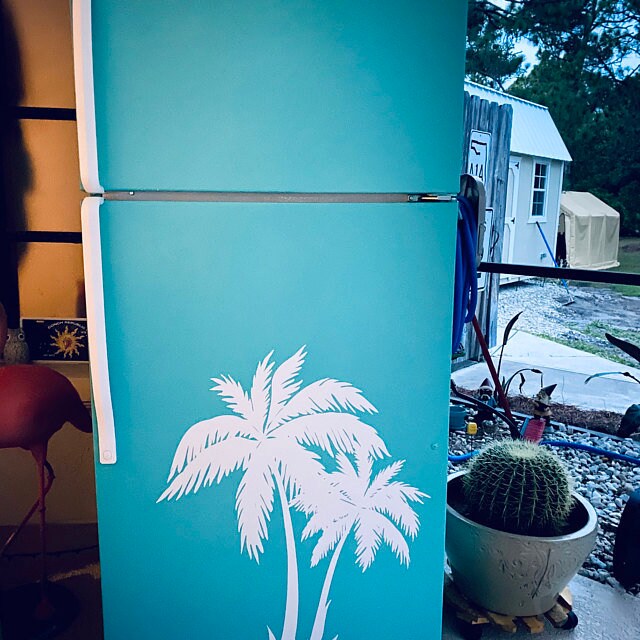 Palm Tree Wall Decal, 2 Palm Trees Vinyl Sticker, Palm Tree Décor ...