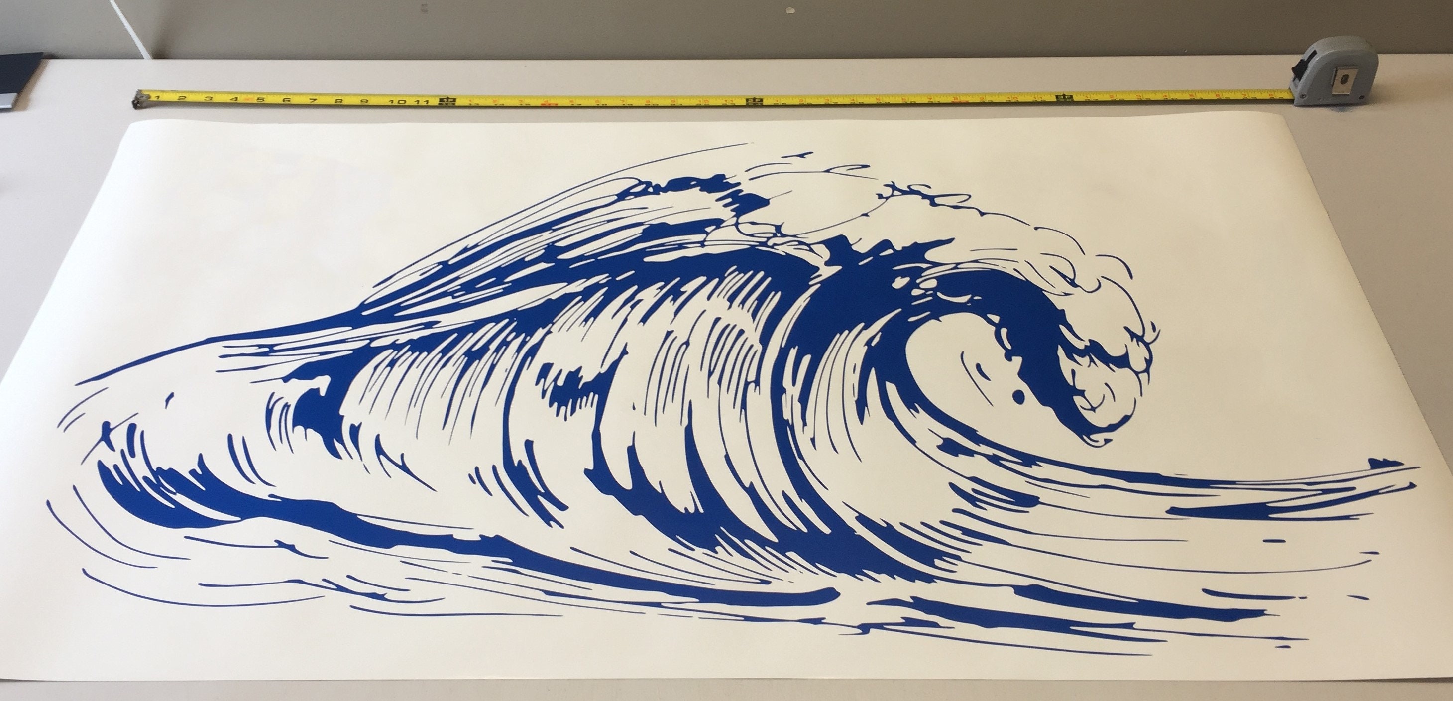 Ocean Big Wave Decal Beach Decal Hawaiian Decal Surf Decal - Etsy Canada