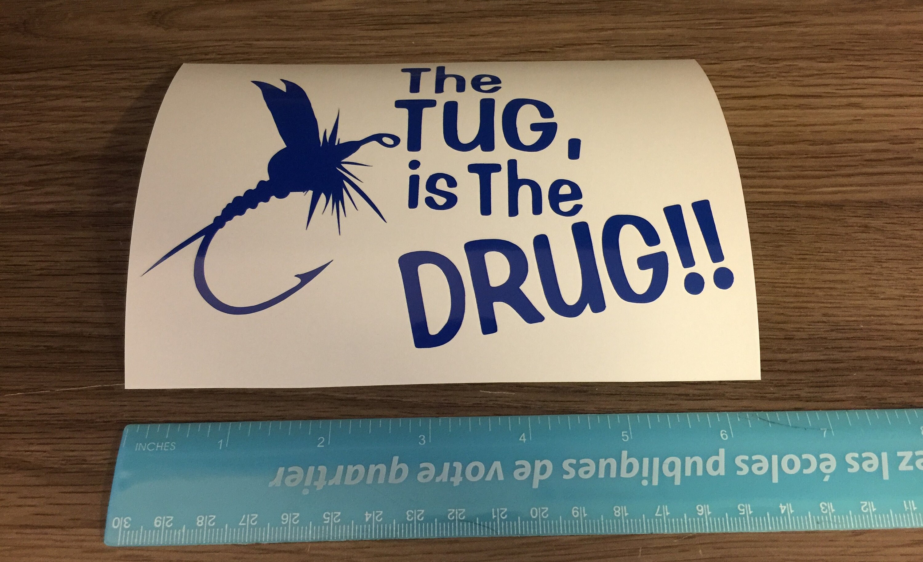 Fishing Decal the Tug is the Drug Decal Hook Fishing Decals - Etsy