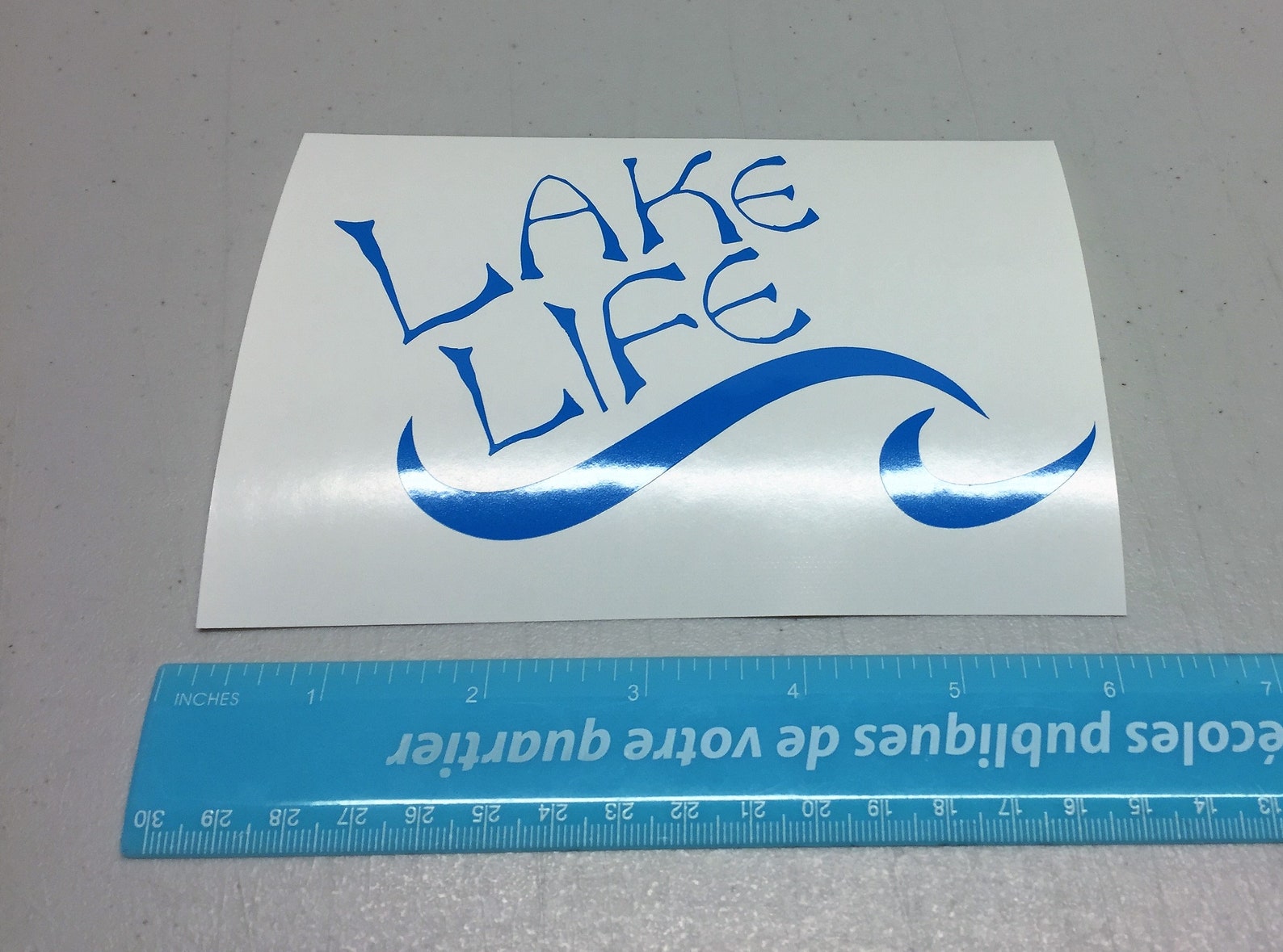 Lake Life Decal, Camping Decal, Kayak Sticker, Wave Decal | Nature ...
