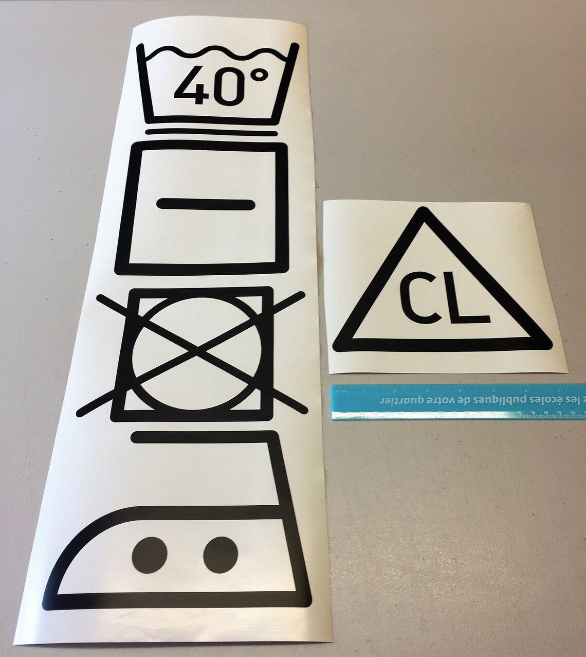 Laundry Tags Wall Decals Set of 5 Laundry Tag Stickers - Etsy