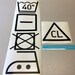 Laundry Tags Wall Decals, Set of 5 Laundry Tag Stickers, Choose 5 ...