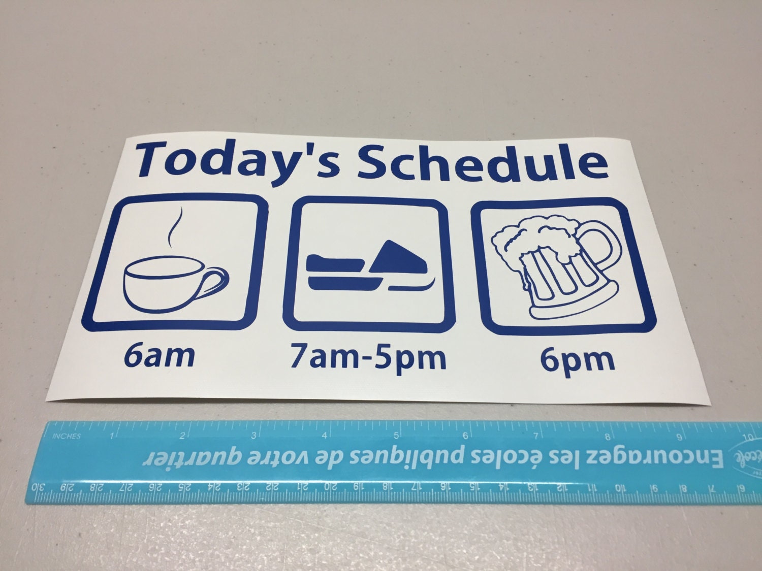 Today's Schedule Decal Pictogram Vinyl Decal Ski-doo | Etsy