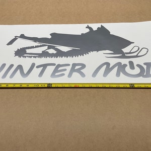 Snowmobile Vinyl Decal, Trailer, Car, Laptop - Etsy