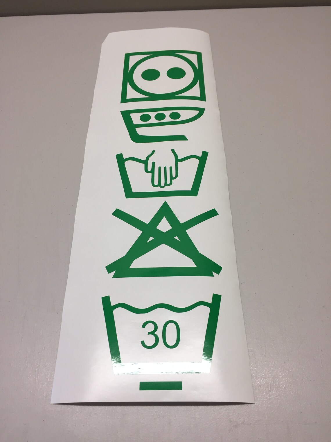 Laundry Tags Wall Decals Set of 5 Laundry Tag Stickers - Etsy