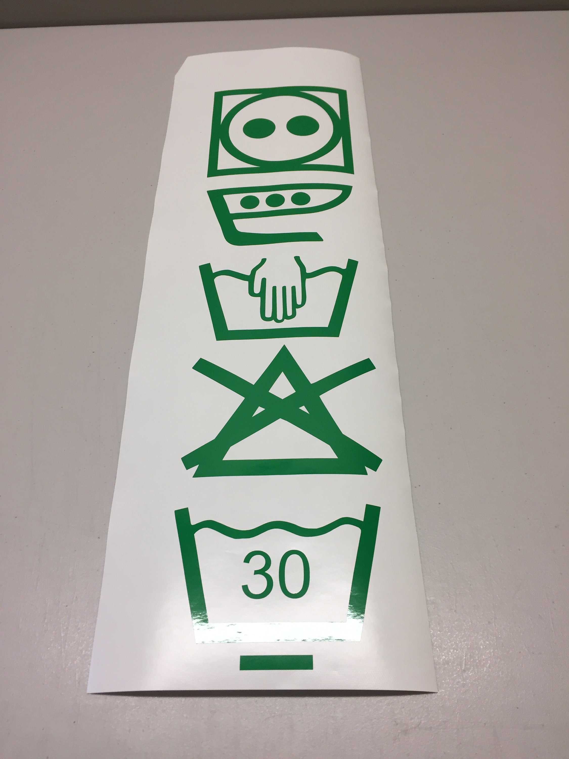 Laundry Tags Wall Decals Set of 5 Laundry Tag Stickers - Etsy