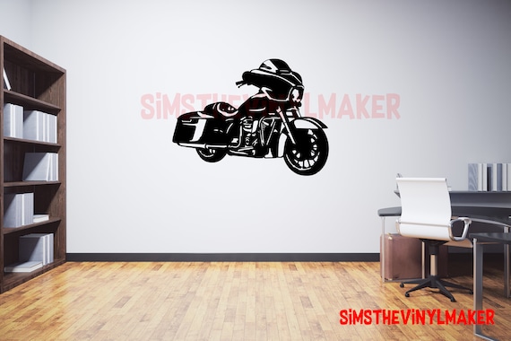 Hd Motorcycle Decal 2018 Street Glide Vinyl Sticker Wall - Etsy