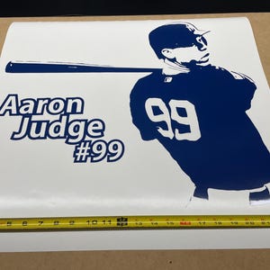 Baseball Decal | Aaron Judge Decal | Boys Bedroom Baseball Decor ...