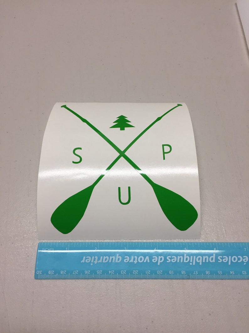 Paddle Board Decal Cross Paddles Decal Paddle Board - Etsy