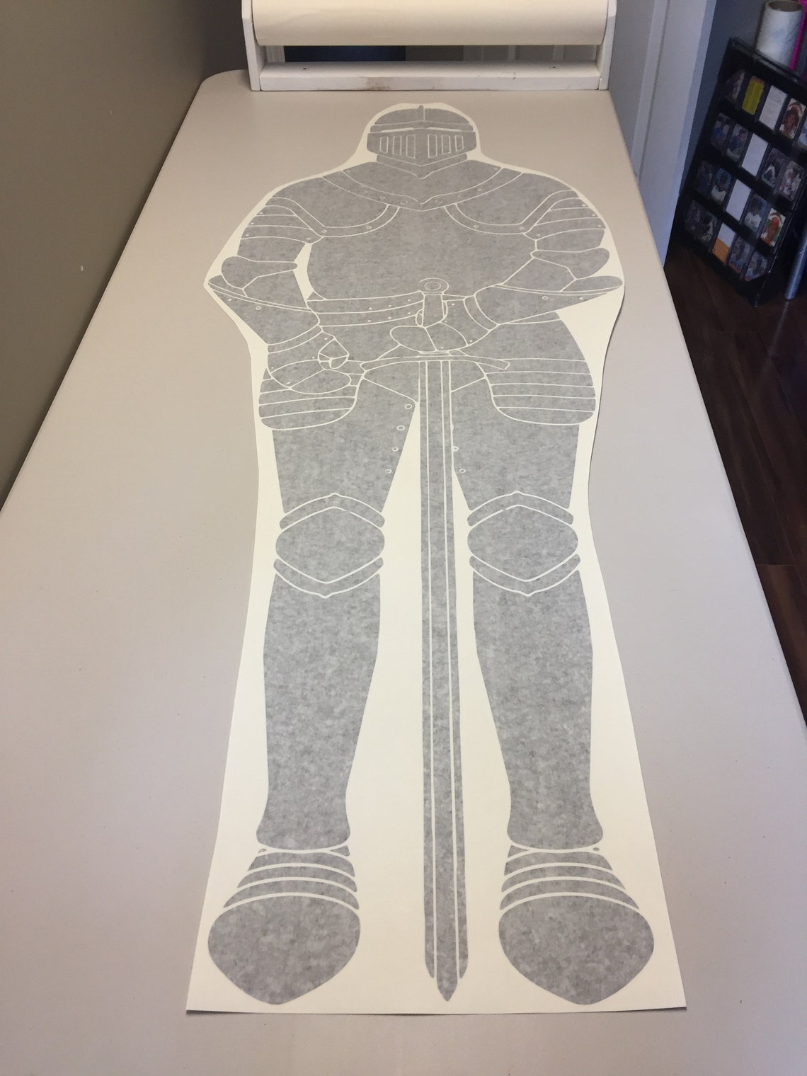 Giant Knight in Armor Decal Fantasy Knight Wall Art Sticker | Etsy