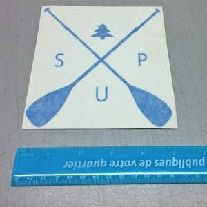 Paddle Board Decal | Cross Paddles Decal | Paddle Board Sticker | Sup ...