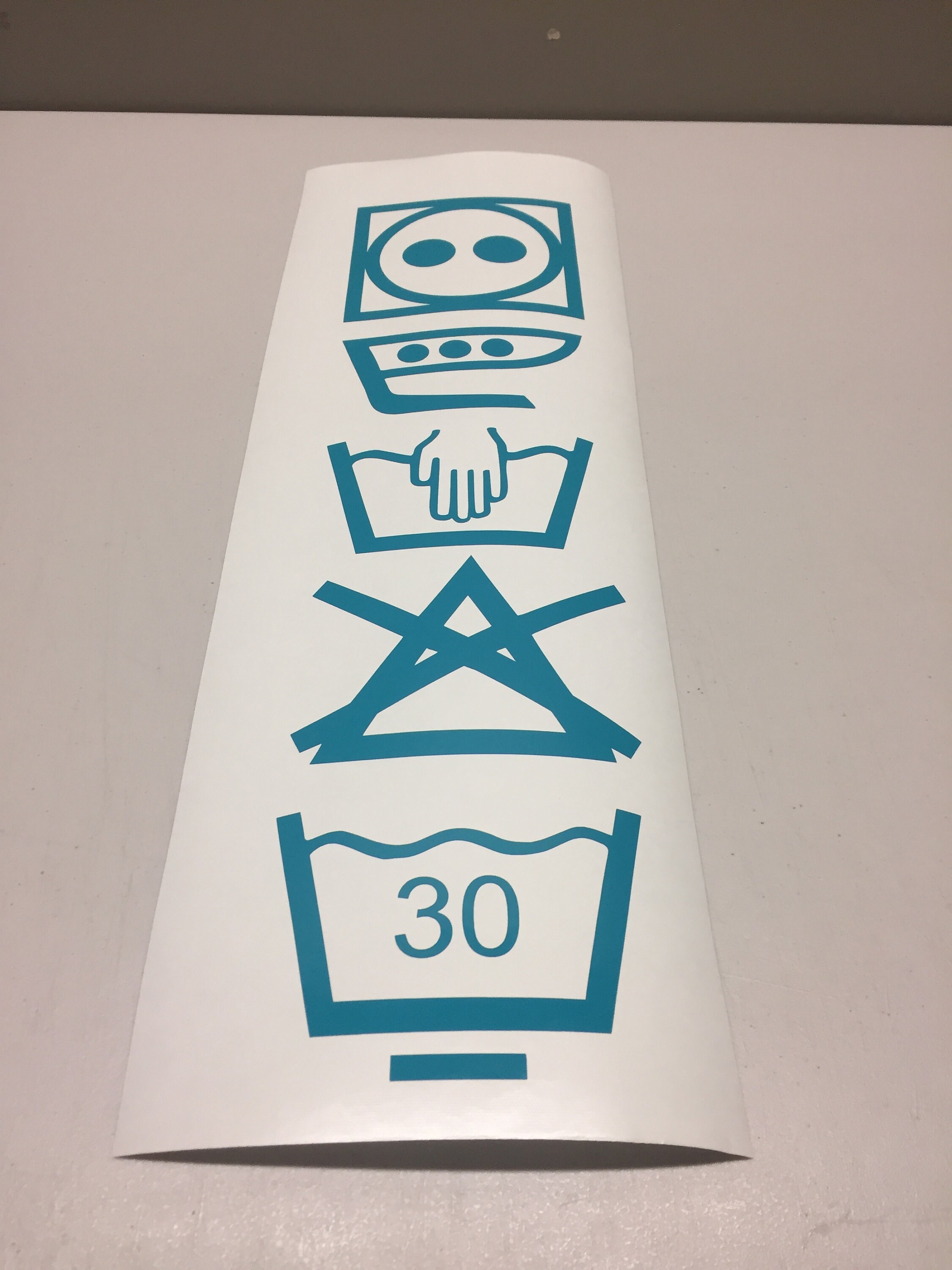 Laundry Tags Wall Decals Set of 5 Laundry Tag Stickers - Etsy