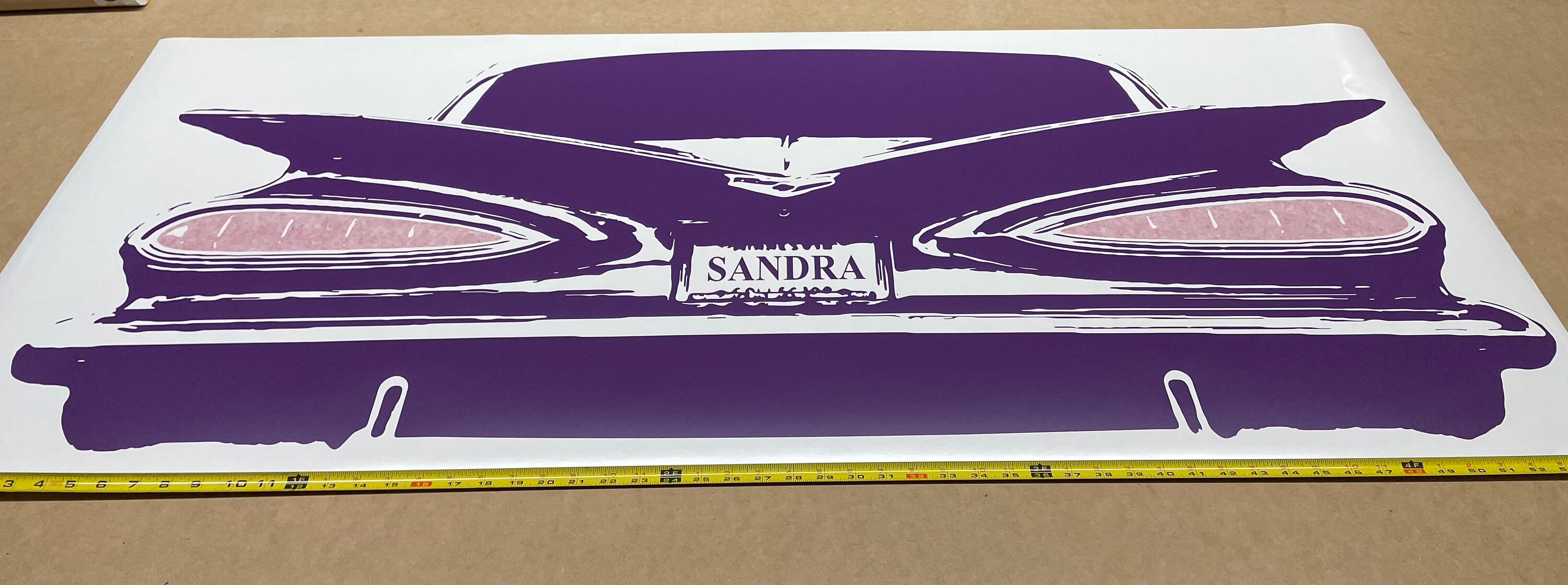 Large Hot Rod Decal, Hot Rod Vinyl Sticker, 1959 Impala Decal, Hot Rod ...