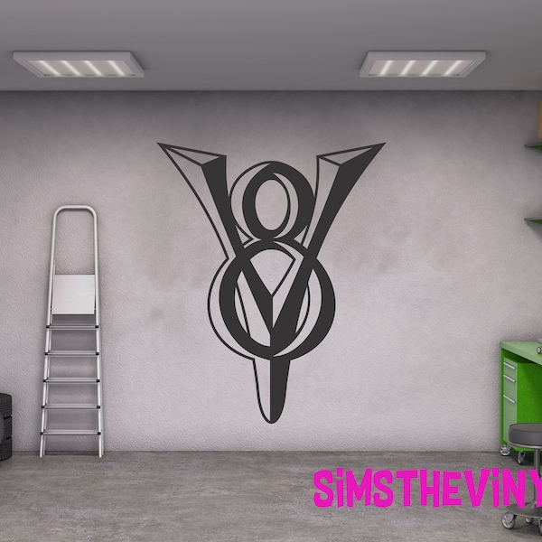 V8 Emblem - Etsy
