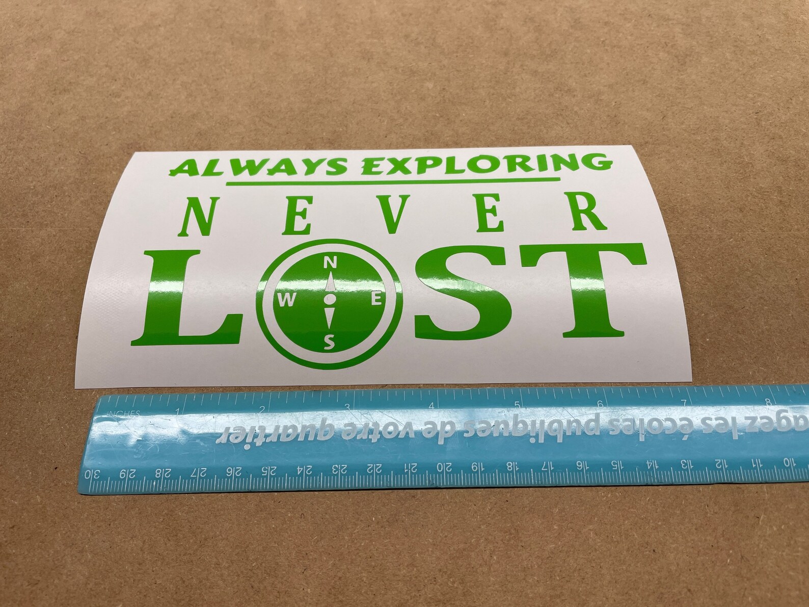Hiking Decal | Always Exploring Never Lost Decal | Adventure Decal ...