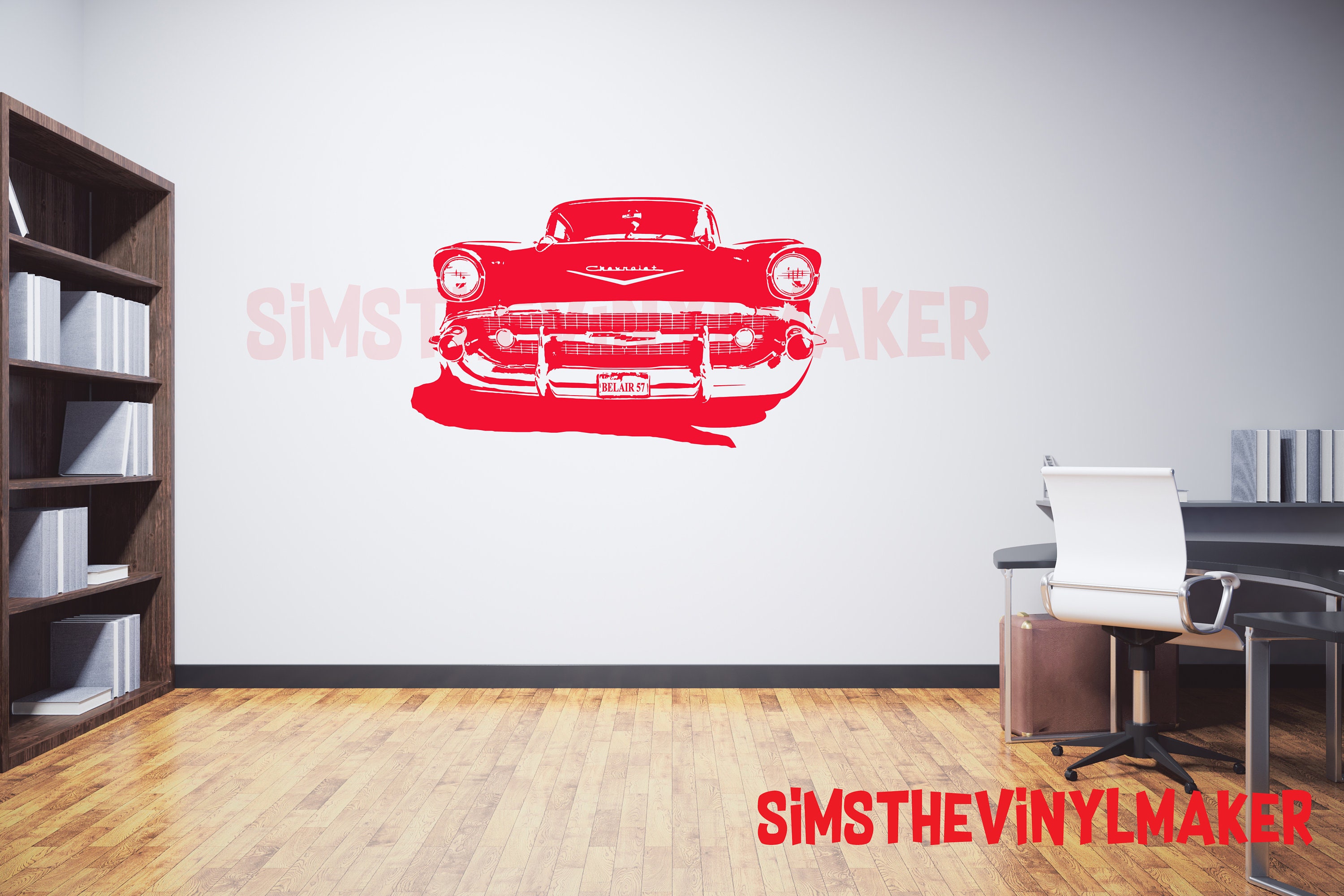 Large Hot Rod Decal Hot Rod Vinyl Sticker 1957 Bel Air - Etsy Canada