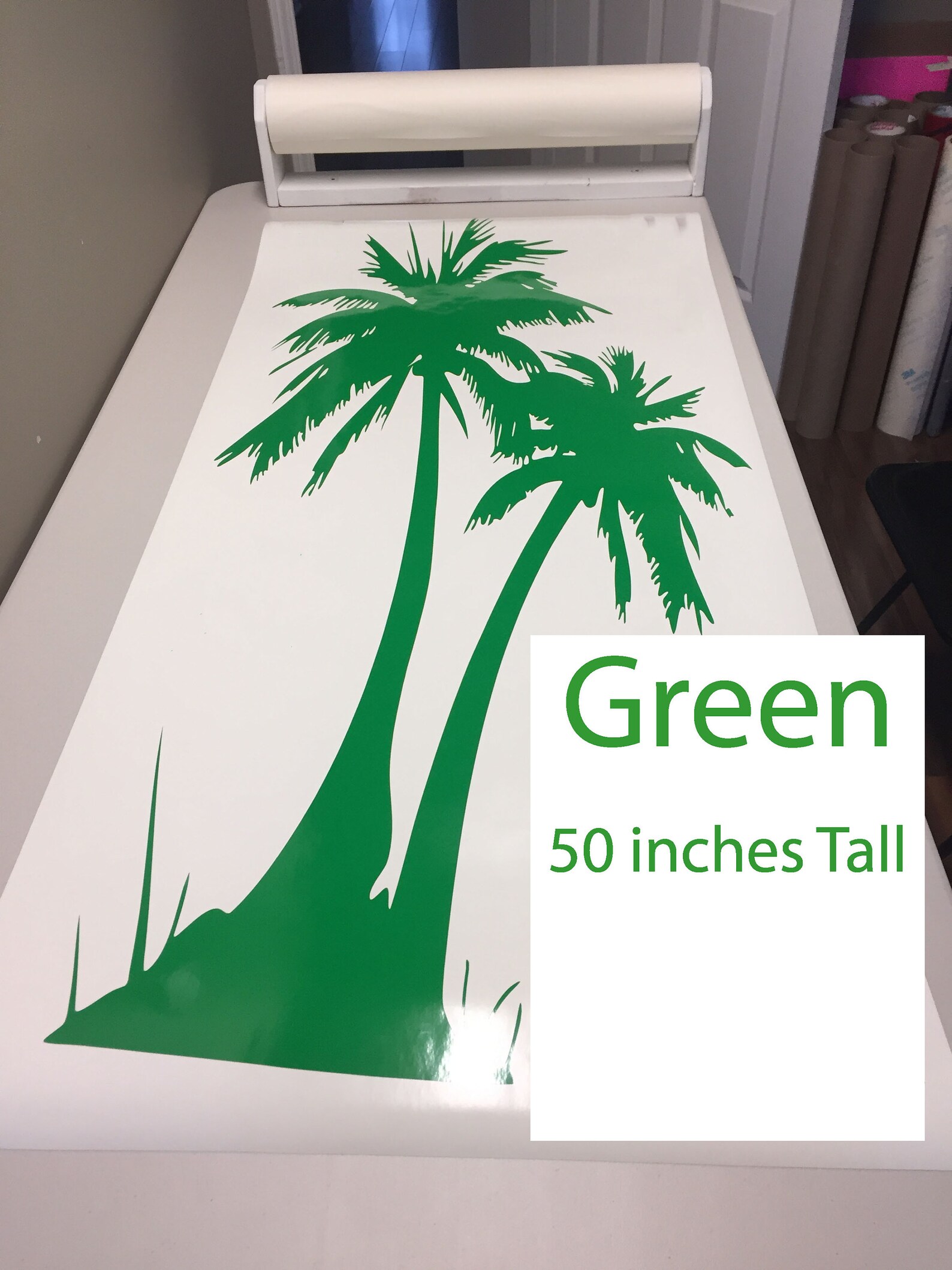 Tropical Palm Tree Wall Decal Palm Tree Sticker Palm Tree - Etsy