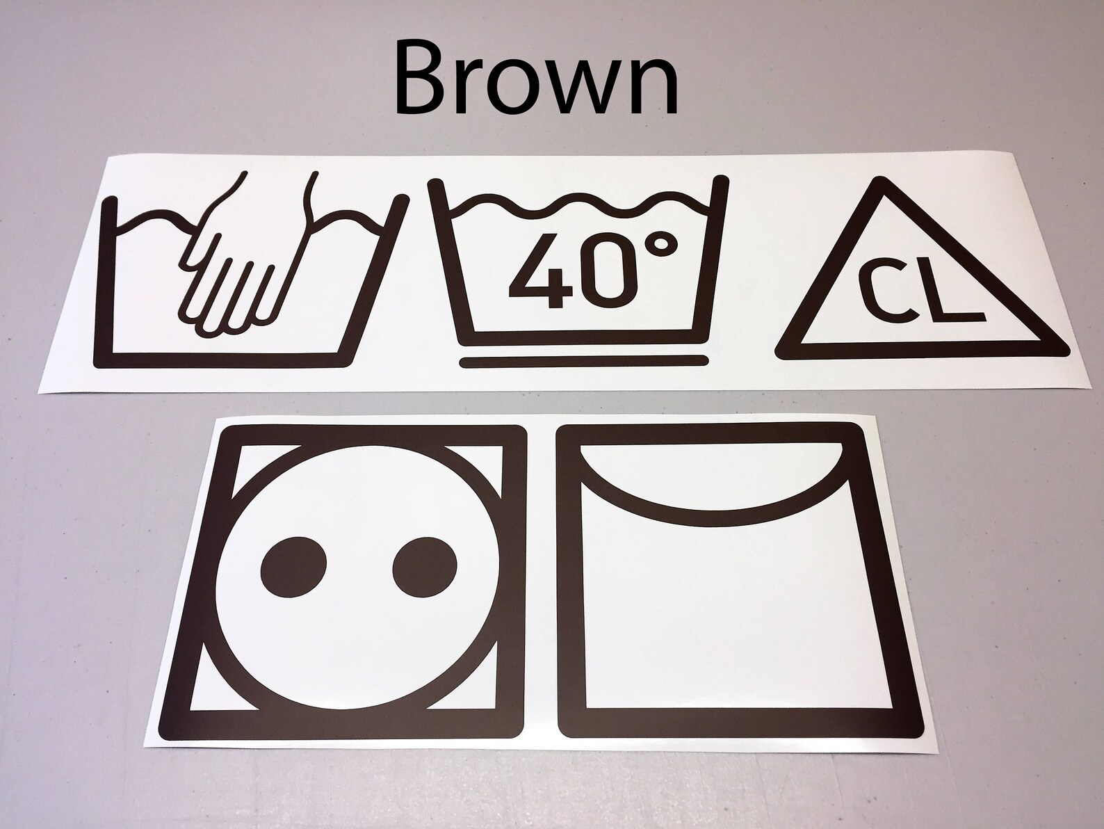 Laundry Tags Wall Decals Set of 5 Laundry Tag Stickers - Etsy