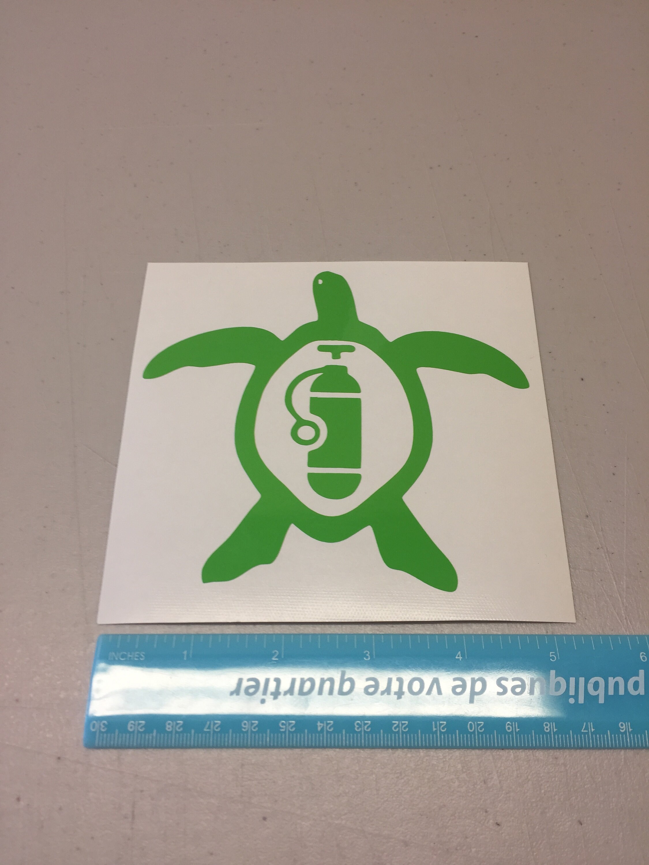 Scuba Diving Decal Turtle Decal Snorkle Decal Turtle | Etsy