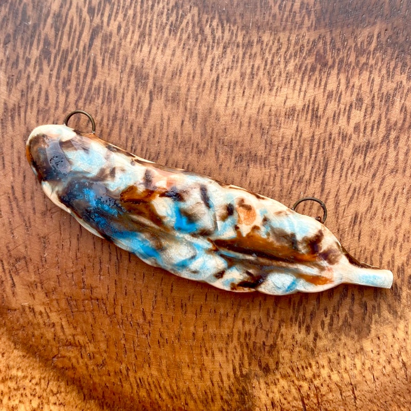 Ceramic Feather - Etsy