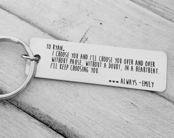 Your Handwritten Keychain Your Design Handwriting & Font Options ...